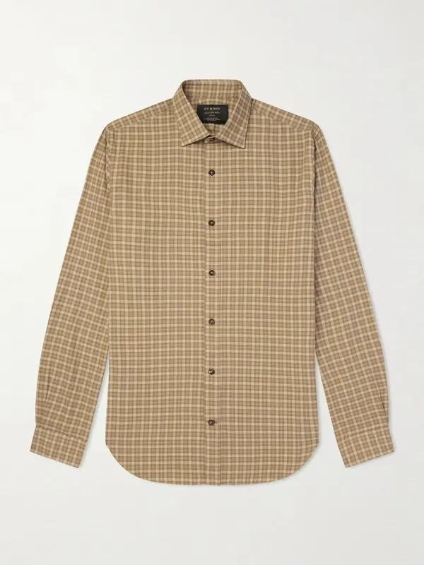Purdey Checked Cotton Shirt