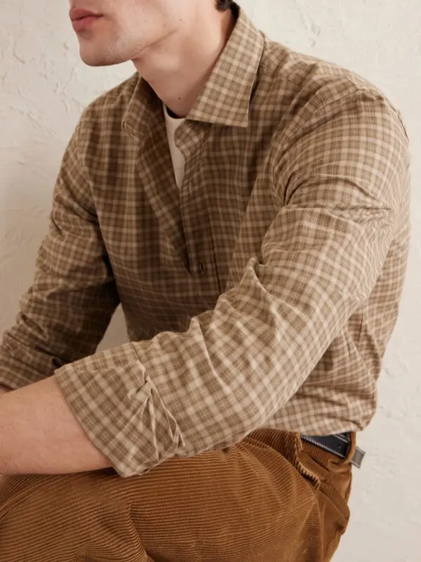 Purdey Checked Cotton Shirt