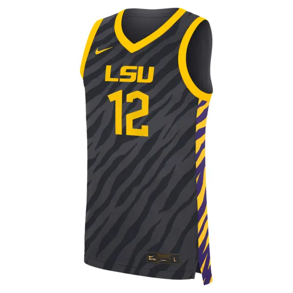 Nike Mikaylah Williams Lsu Replica Dri-fit College Basketball Jersey - Grey