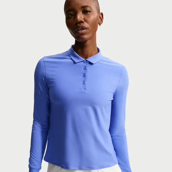 Nike Victory Dri-fit Long-sleeve Polo - Blue