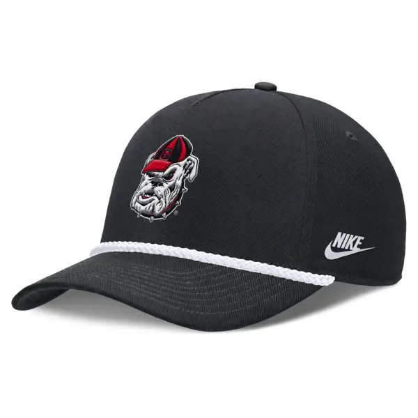 Nike Georgia Legacy Basketball Rope Rise Adjustable Hat - Black