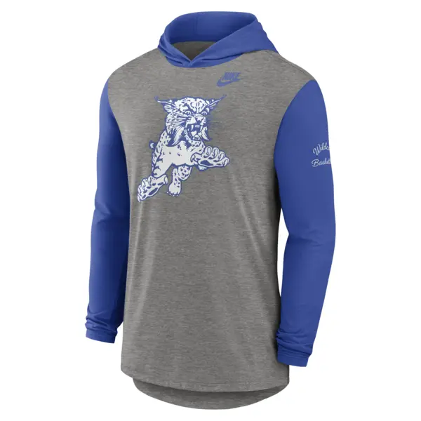 Nike Kentucky Campus Legacy Dri-fit College Long-sleeve Hooded T-shirt - Grey