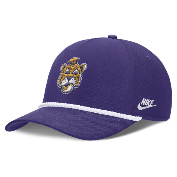Nike Lsu Legacy Basketball Rope Rise Adjustable Hat - Purple
