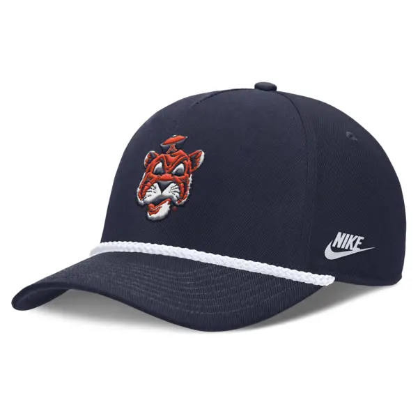 Nike Auburn Legacy Basketball Rope Rise College Adjustable Cap - Blue