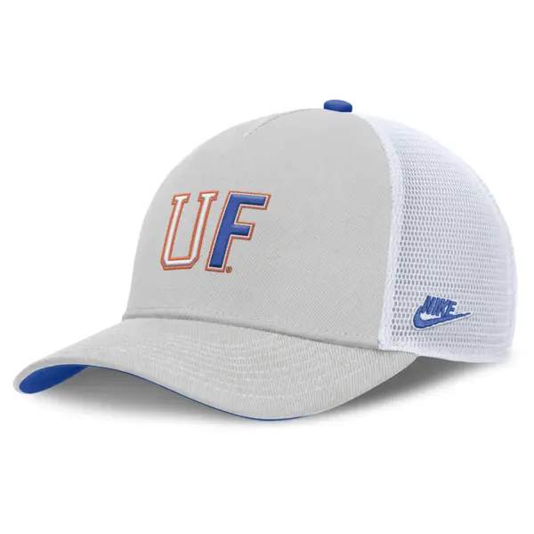 Nike Florida Legacy Basketball Rise College Trucker Adjustable Hat - Grey
