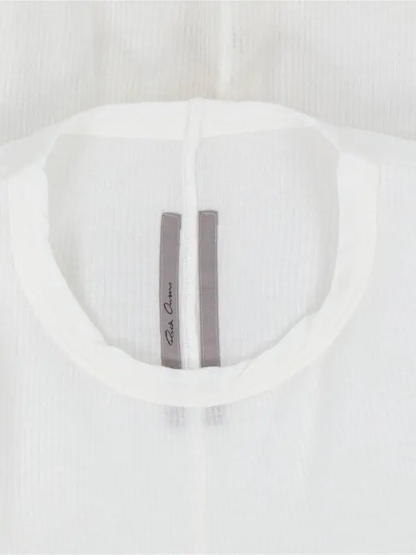 Rick Owens Viscose And Silk Blend T-shirt