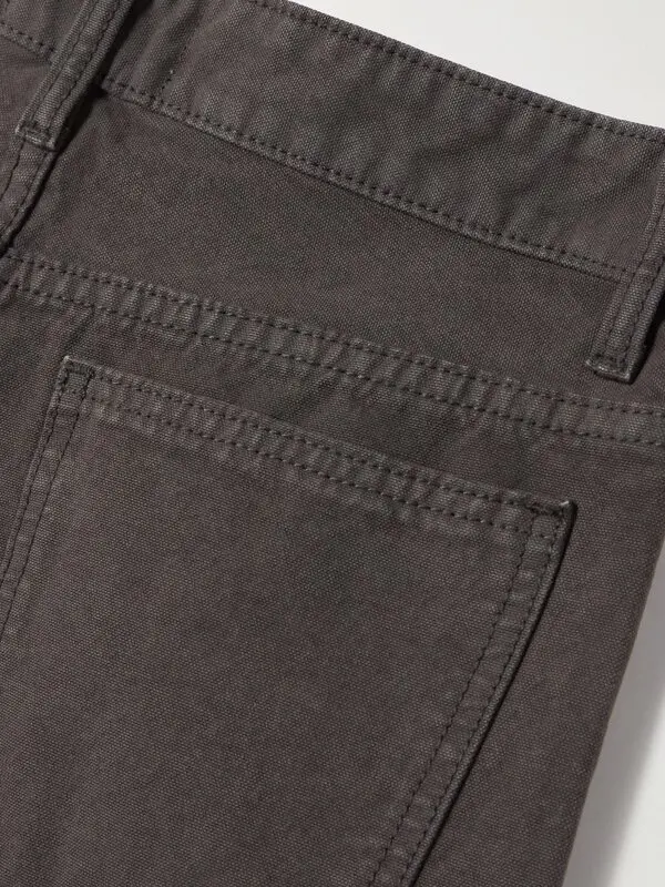 ST. AGNI 90s Low-rise Straight-leg Jeans - Brown
