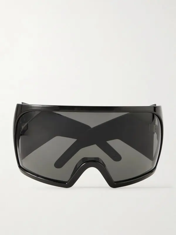Rick Owens Kriester Mask-frame Sunglasses - Black