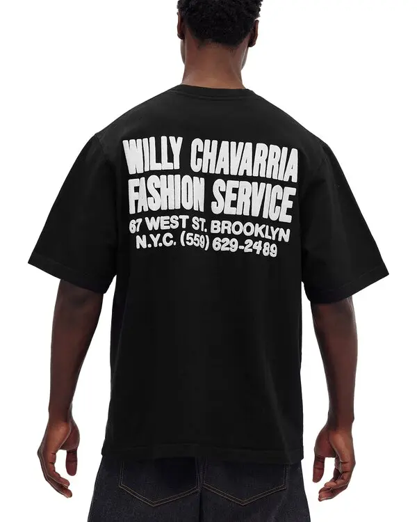 WILLY CHAVARRIA The Fashion Service Standards Tee - Black
