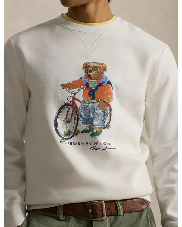Polo Ralph Lauren Polo Bear Fleece Sweatshirt - White