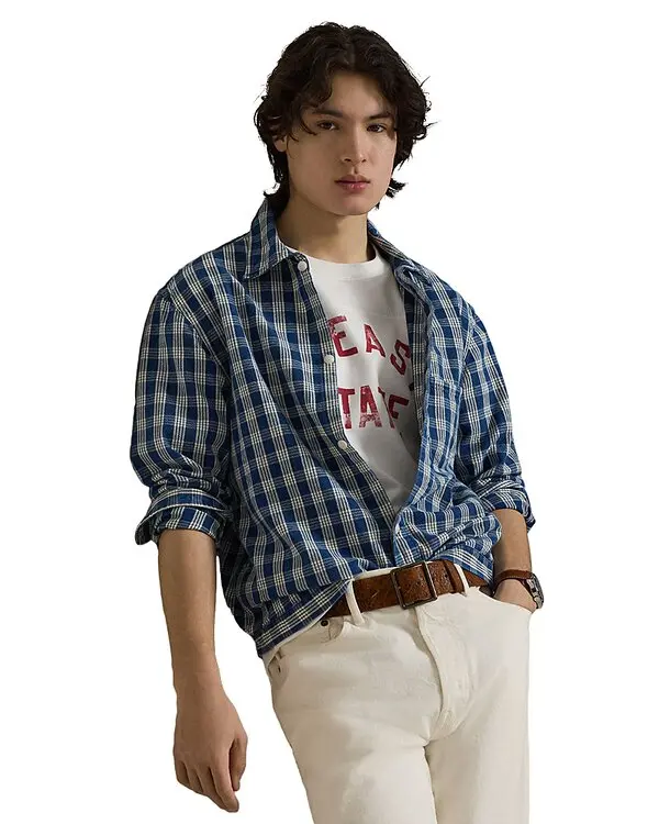 Polo Ralph Lauren Classic Fit Plaid Oxford Overshirt