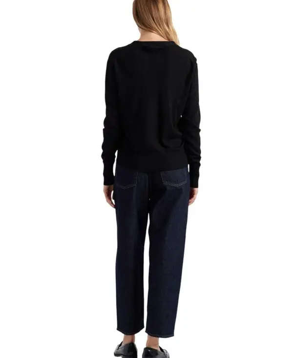 Chinti & Parker Merino Wool Cardigan - Black