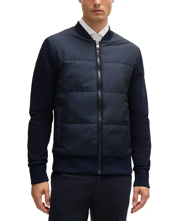 BOSS Skiles Regular Fit Jacket - Dark Blue