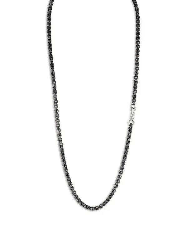 Walters Faith Sterling Garnet Chain Link Necklace - Silver