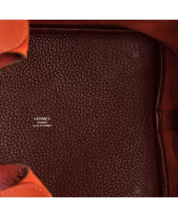 Hermès Mm Picotin Lock Bag Bicolor - Red