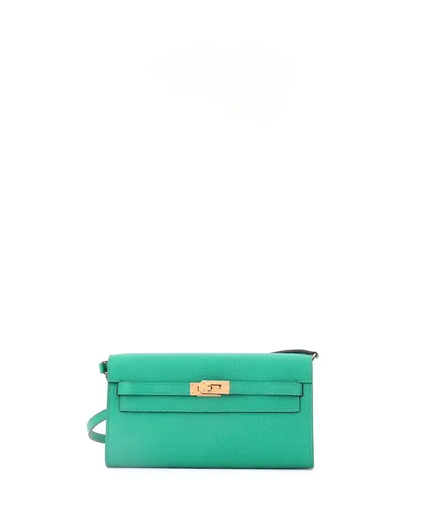 Hermès Kelly To Go Wallet Verso - Green