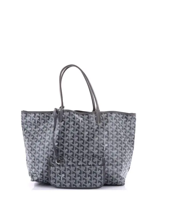 Goyard Pm Saint Louis Tote Coated Canvas - Gray