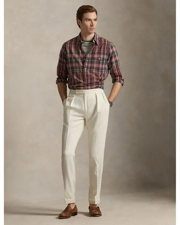 Polo Ralph Lauren Classic Fit Madras Popover Shirt