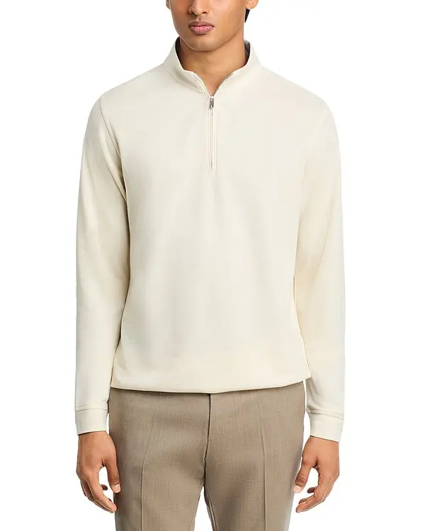 Peter Millar Crown Comfort Stripe Pullover Sweater - Ivory