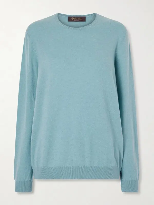 Loro Piana Sergio Cashmere Sweater - Blue