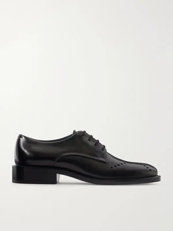 JIL SANDER Perforated Leather Brogues