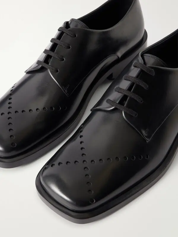 JIL SANDER Perforated Leather Brogues