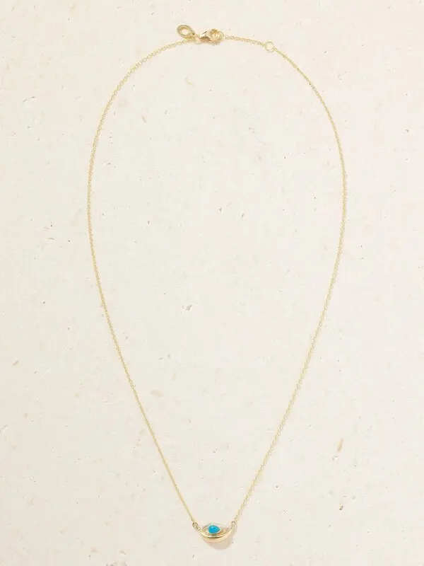 L’ATELIER NAWBAR 18-karat Turquoise Necklace