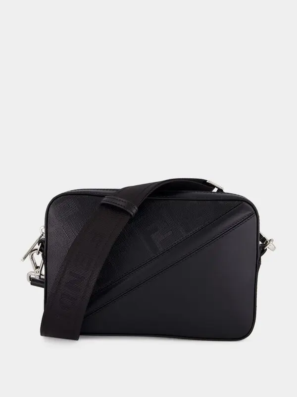 Fendi Shadow Leather Camera Bag - Black