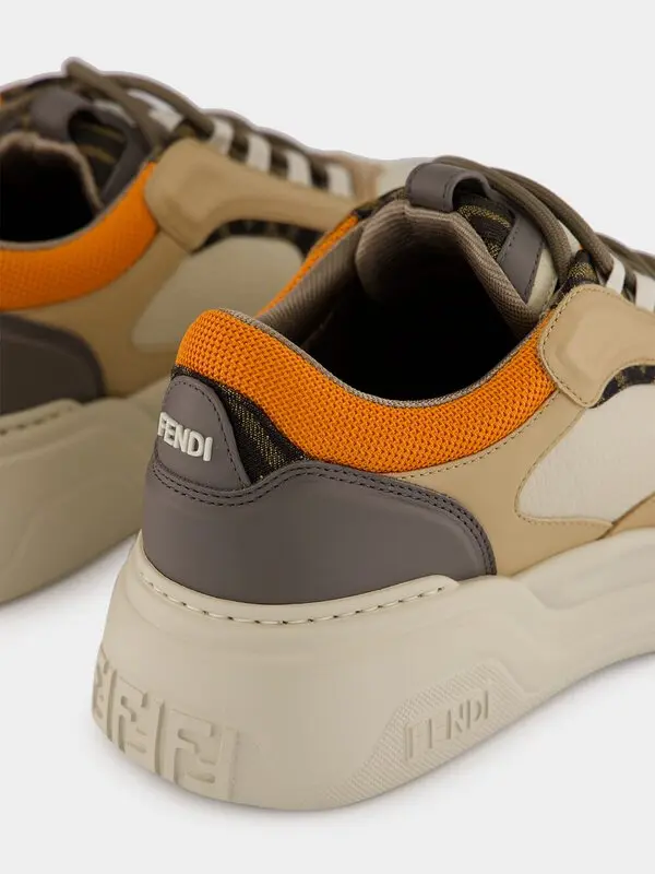 Fendi Force Low-top Sneakers - Beige