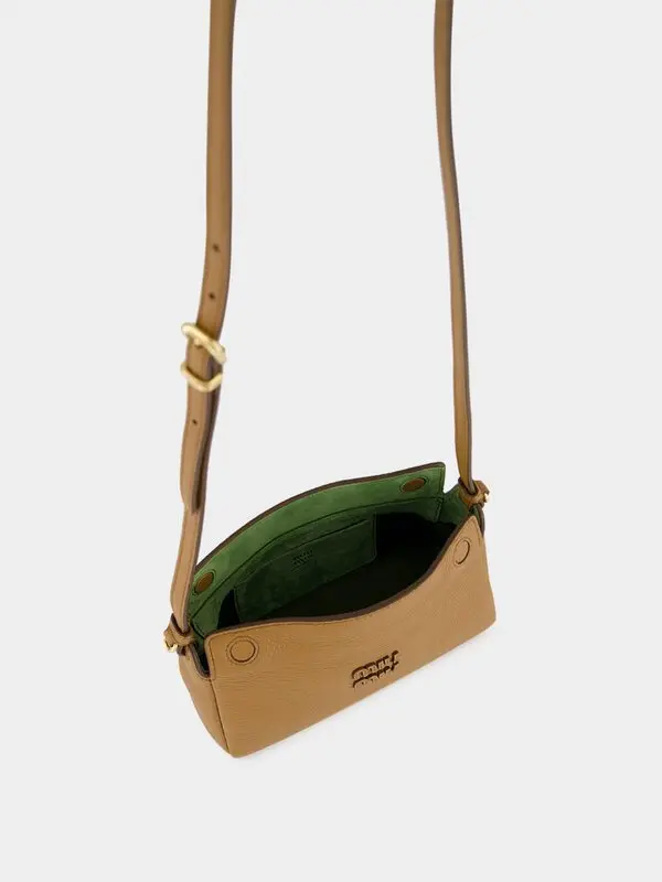 Miu Miu Leather Pouch - Beige