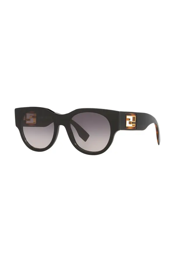 Fendi Round Frame Sunglasses - Black