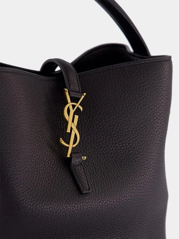 Saint Laurent Le 37 Supple In Grained Leather - Black