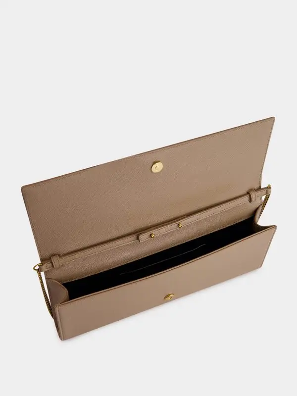 Saint Laurent Kate Clutch - Beige