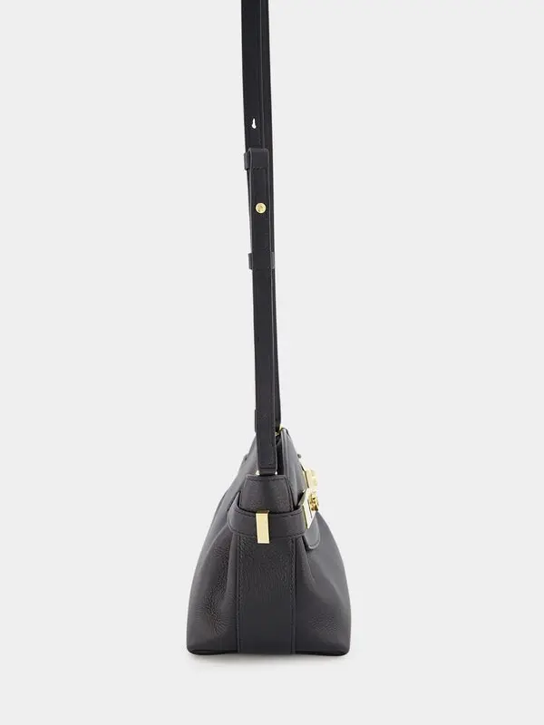 FERRAGAMO Hug Soft Extra Small Crossbody Bag - Black