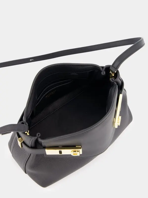 FERRAGAMO Hug Soft Extra Small Crossbody Bag - Black