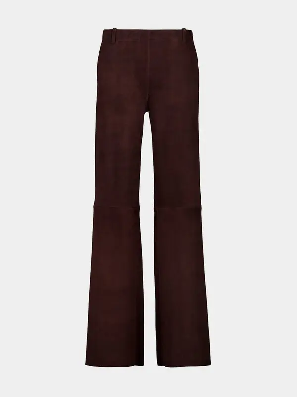Stouls Castor Oswald Suede Trousers - Brown