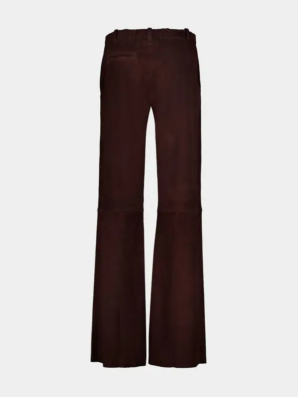 Stouls Castor Oswald Suede Trousers - Brown