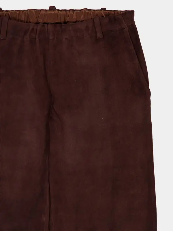 Stouls Castor Oswald Suede Trousers - Brown
