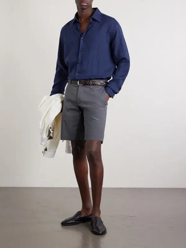 SLOWEAR Linen Shirt - Blue
