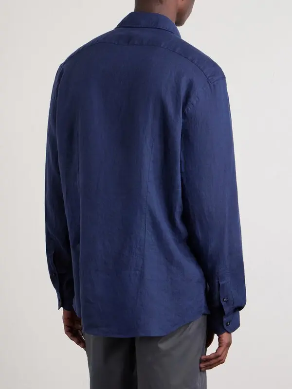 SLOWEAR Linen Shirt - Blue
