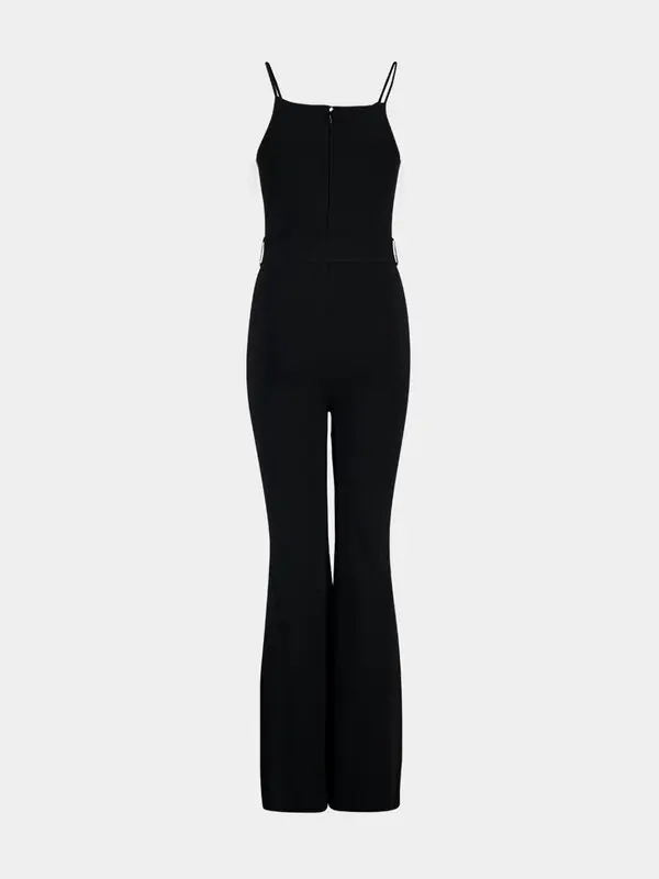 COURREGES Belted Knit Jumpsuit