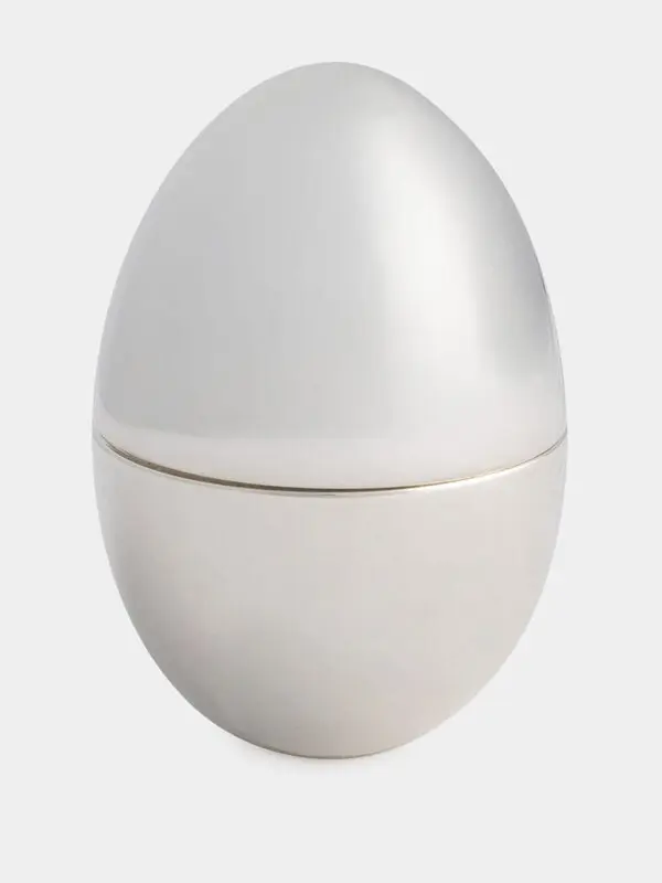 LEITÃO &AMP; IRMÃO Small Smooth Egg - Silver