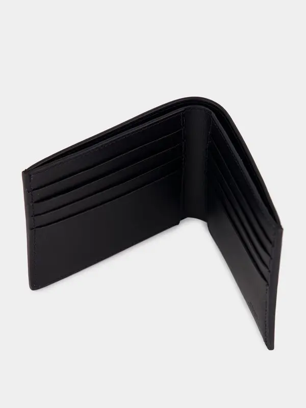 Fendi Leather Squared Ff Wallet - Black