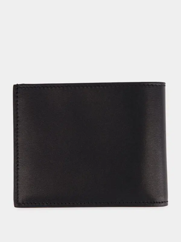 Fendi Leather Squared Ff Wallet - Black
