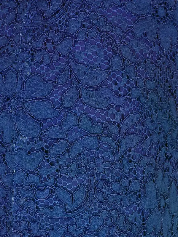 GIANLUCA CAPANNOLO Lace-trim Skirt - Blue