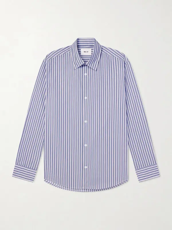 Nn07 Striped Cotton Shirt