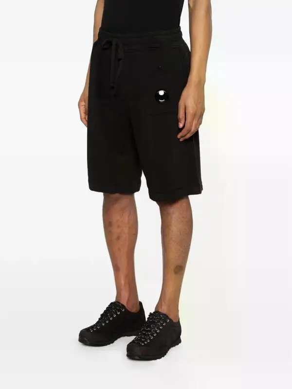 C.P. COMPANY Fleece Drawstring-waist Shorts