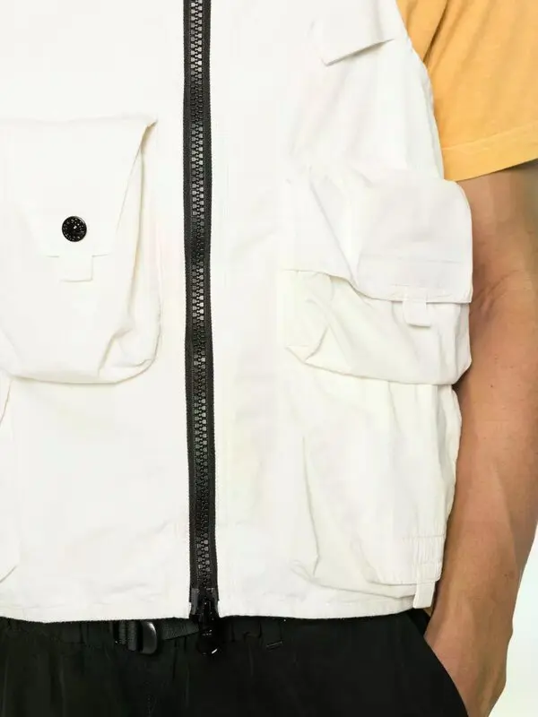 Stone Island Zip Pocket Gilet - Neutrals
