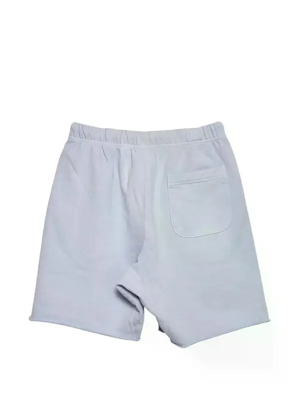 SAINT MXXXXXX Logo Detail Raw-hem Shorts