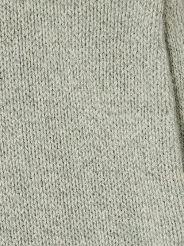 Auralee Mélange Cashmere And Silk-blend Shorts - Green